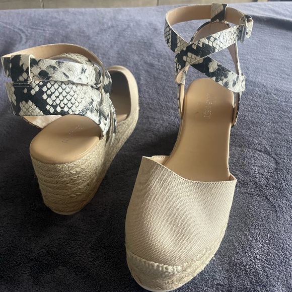 Nine West | Shoes | Nine West Python Print Wedges Brand New | Poshmark